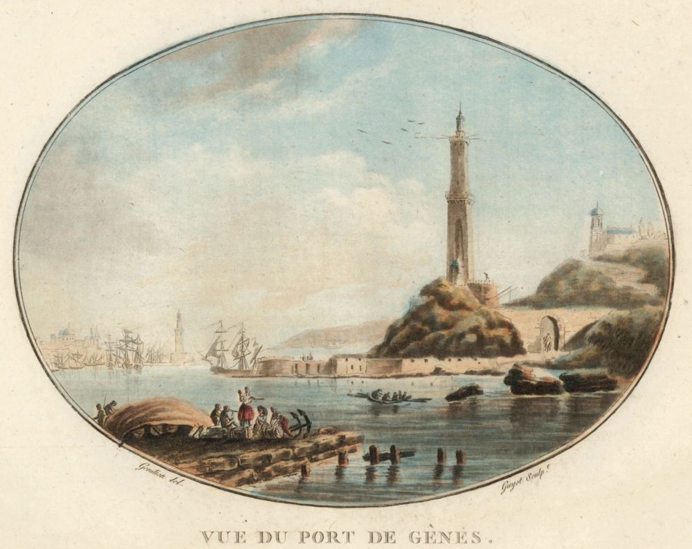 Vue du Port de Genes Port of Genoa | Laurent Guyot